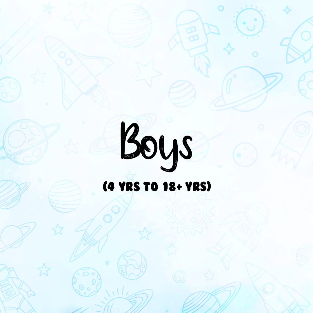 Boys (4 yrs to 18+ yrs) – Perky labels