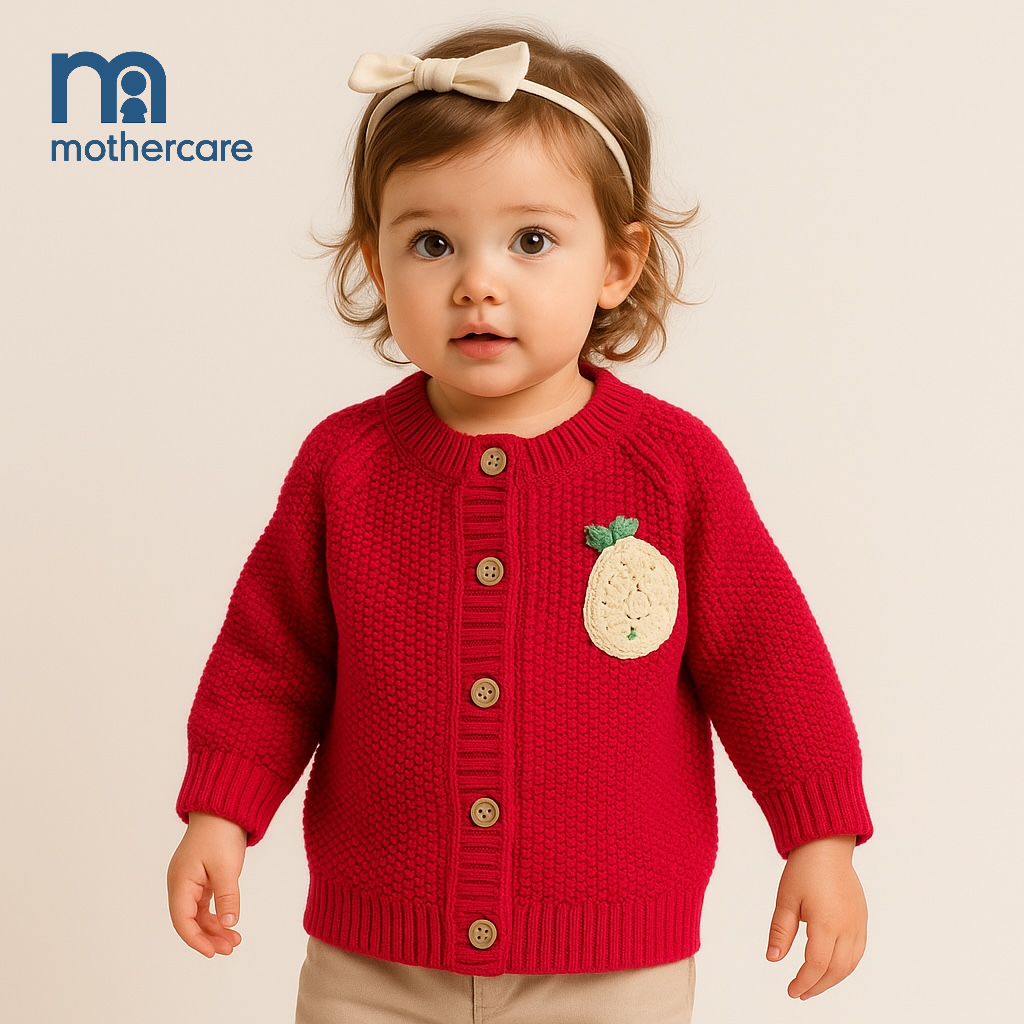 FRUIT EMBROIDERY SWEATER RED UNISEX – Perky labels